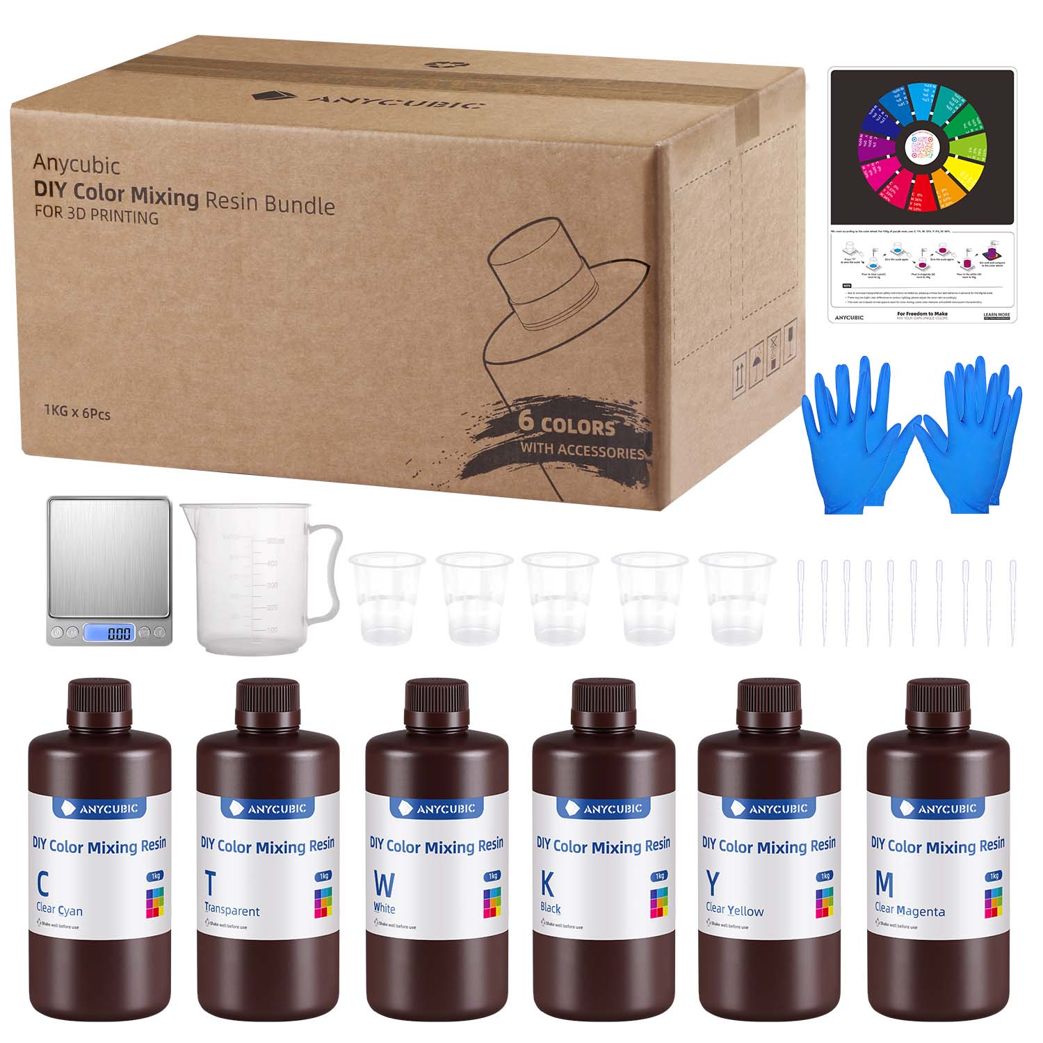 Resina de colores mezclados de DIY: Personalización de colores sin ...