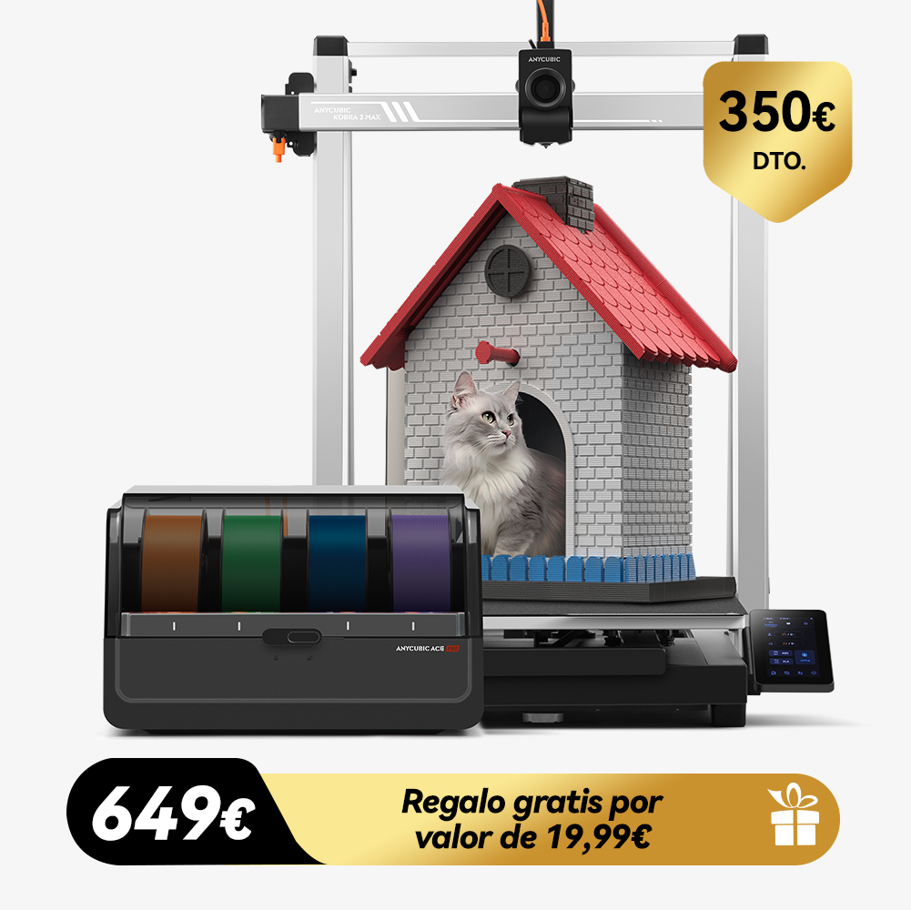 Kobra 3 Max Combo: La impresora 3D multicolor más grande para ...